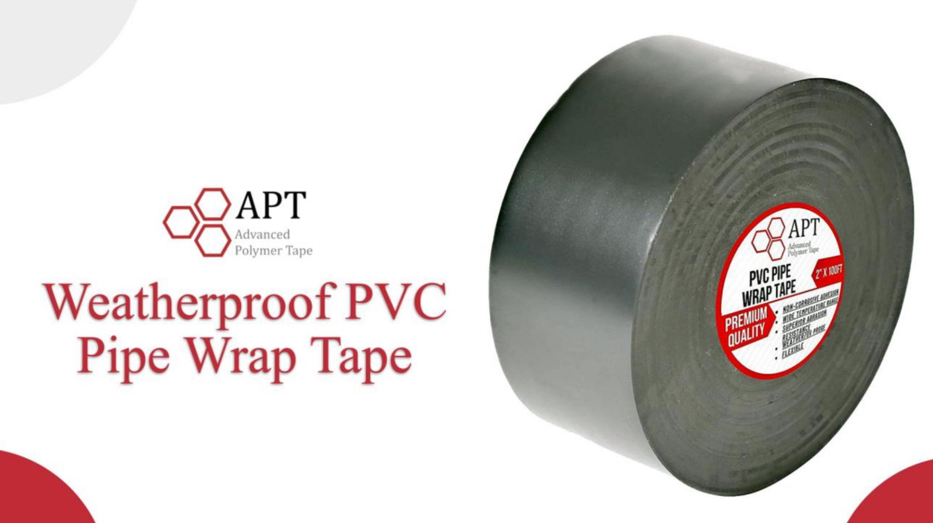 Watch APT, 10 Mil Weatherproof Black PVC Pipe Wrap Tape on Amazon Live