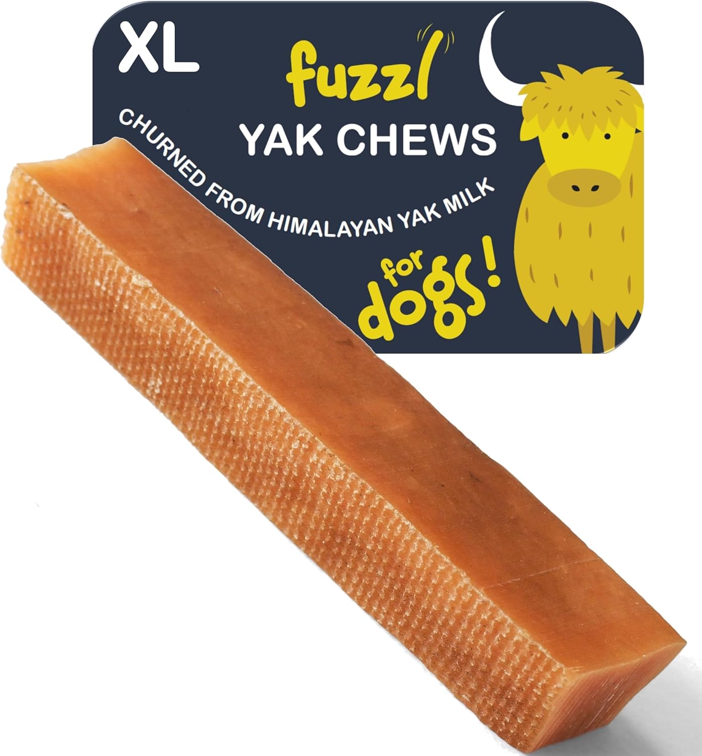 Fuzzl Yak Chews for Dogs - Giant Extra Large Bar 180g Original - XL ...