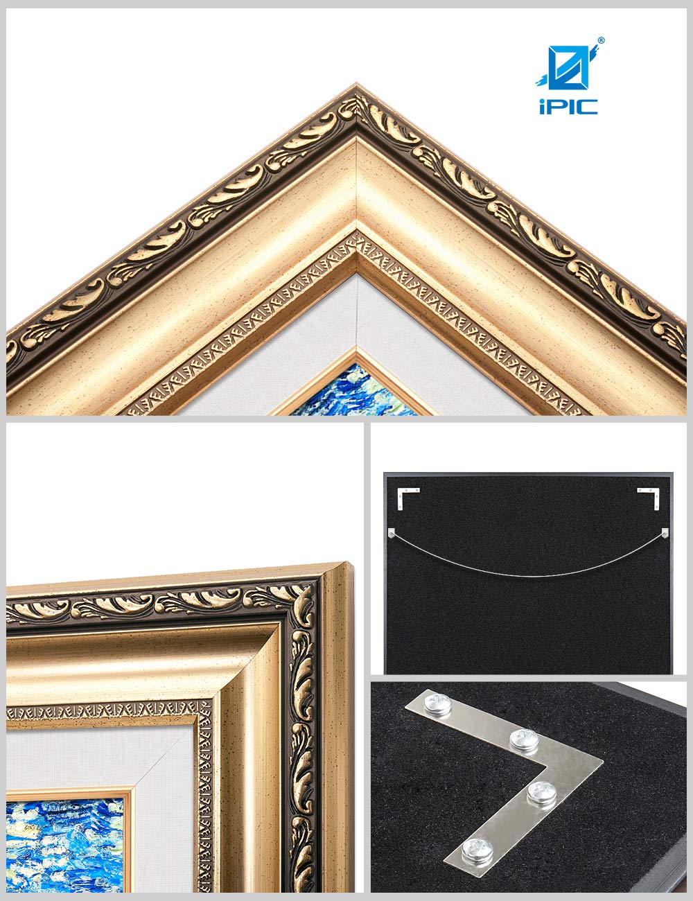 IPIC - Poppy Field Floral Vintage, Vincent Van Gogh Art Reproduction ...