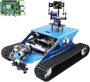 Yahboom Raspberry Pi 4B Robotic with Programmable Camera AI Python ...
