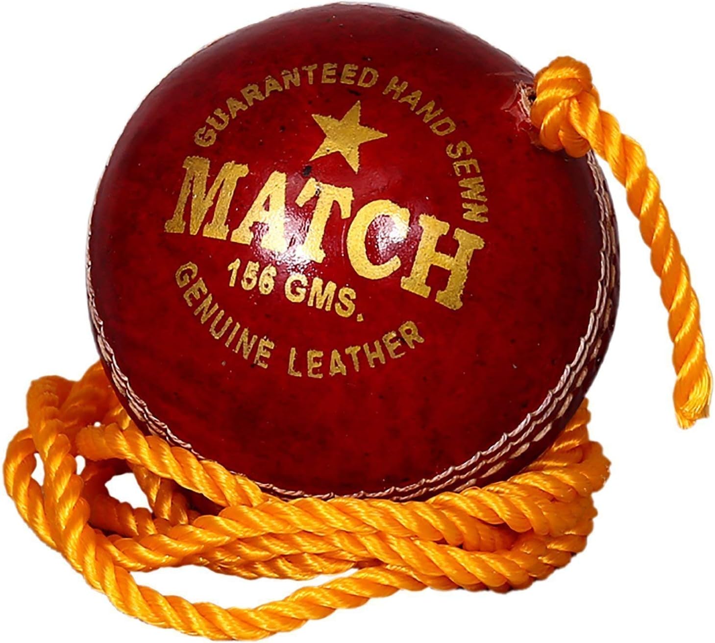CE RHINO Cricket Leather Rope Ball (Practice & Knocking Ball) : Amazon ...