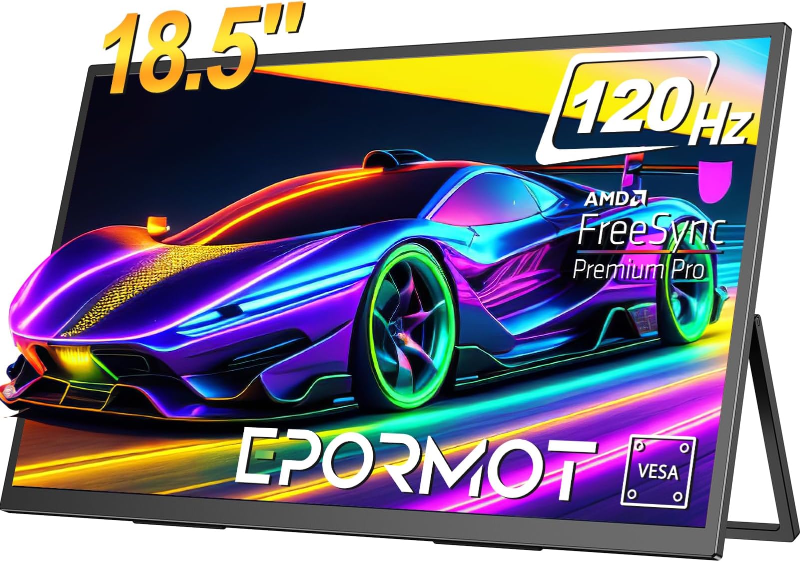 Amazon.com: VisionOwl Large Portable Monitor-18.5 Inch Computer Gaming ...