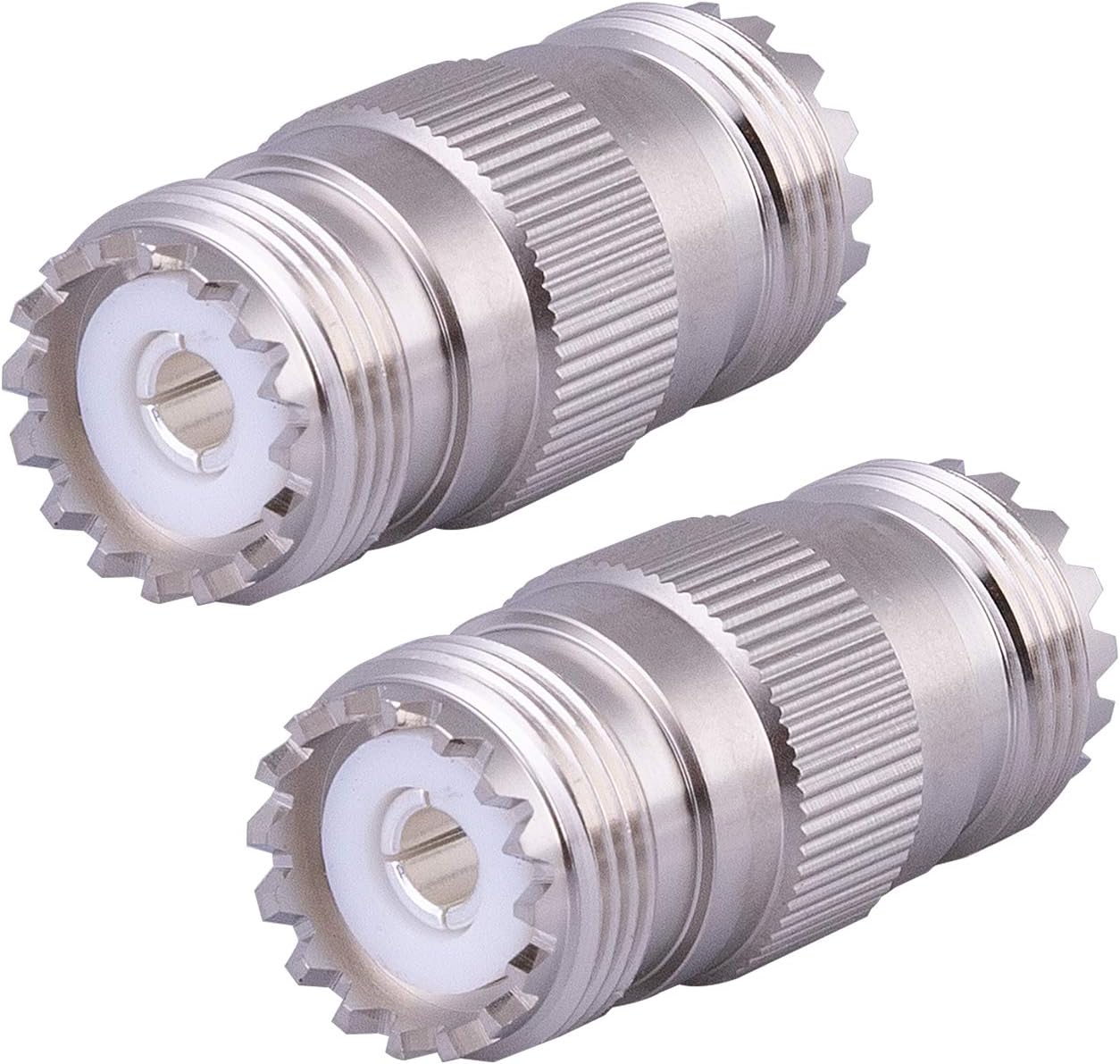 Amazon.com: bnafes Coax Connector Adapter UHF Female to Female SO239 ...