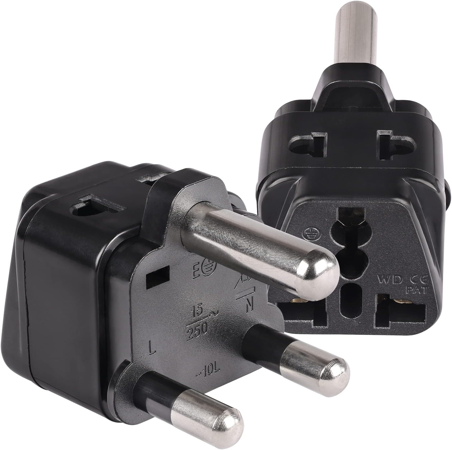Amazon.com: OREI South Africa Power Adapter - Type M Plug Adapter ...