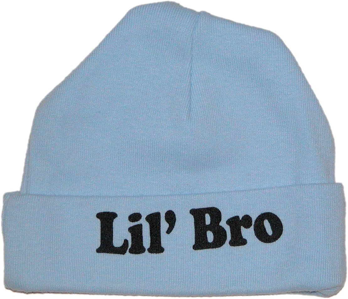Amazon.com: Lil' Bro 100% Cotton Ribbed Baby Beanie Hat, Newborn ...