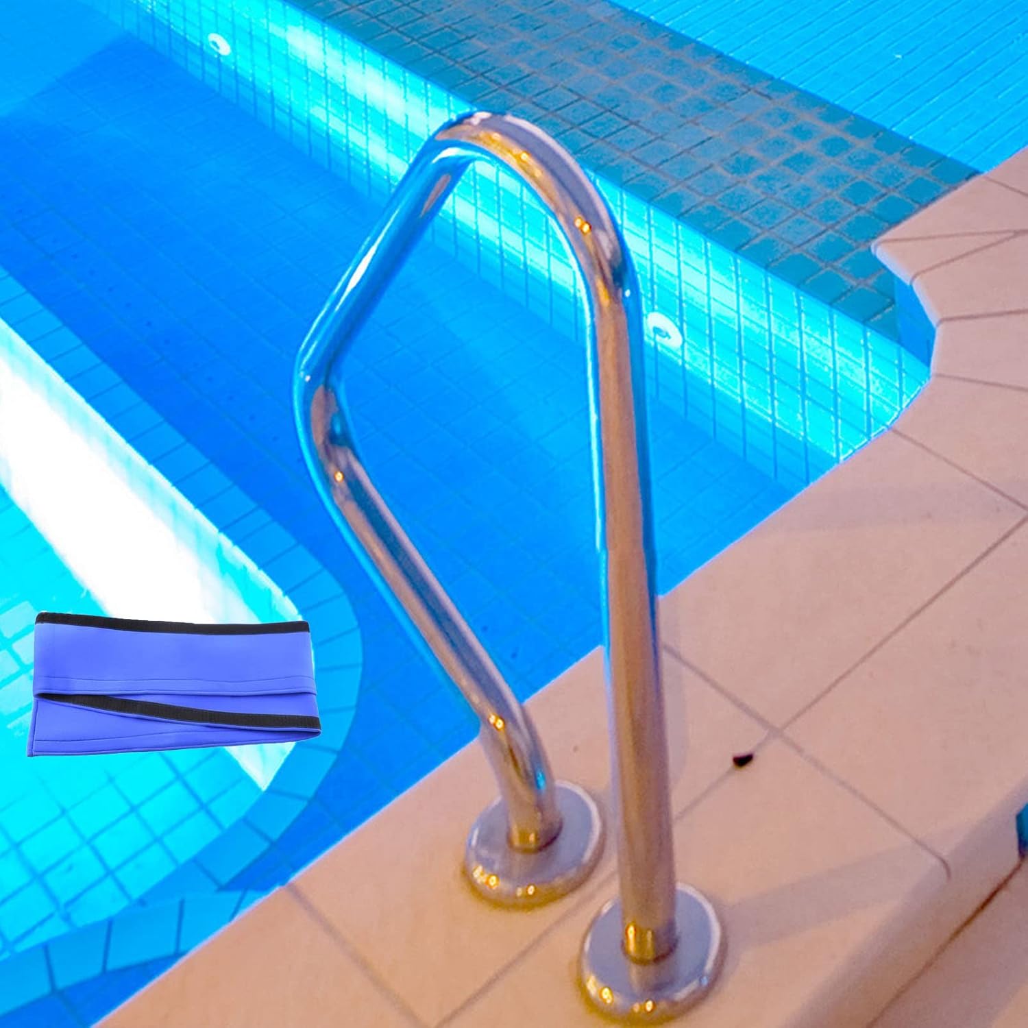 Amazon.com: Oebeimaa Pool Hand Rail for Inground Pool Flange Quick ...