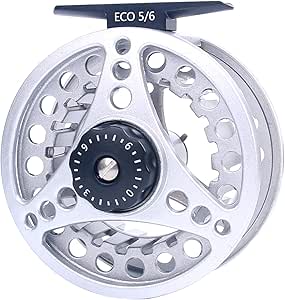 Amazon.com: M MAXIMUMCATCH Maxcatch ECO Large Arbor Fly Fishing Reel (3/4wt 5/6wt 7/8wt) and Pre ...