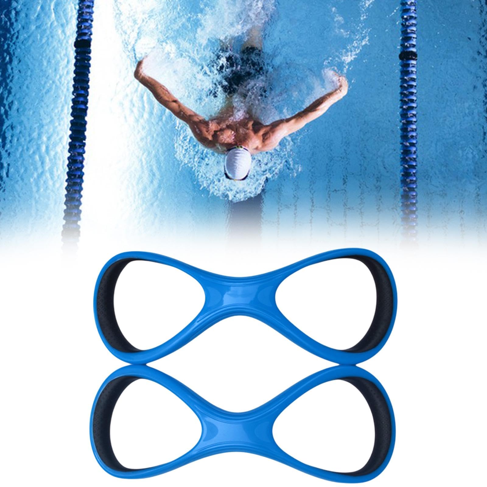 Swim Training Fins Swim Forearm Fulcrum Fins - 8-Shaped Elbow ...