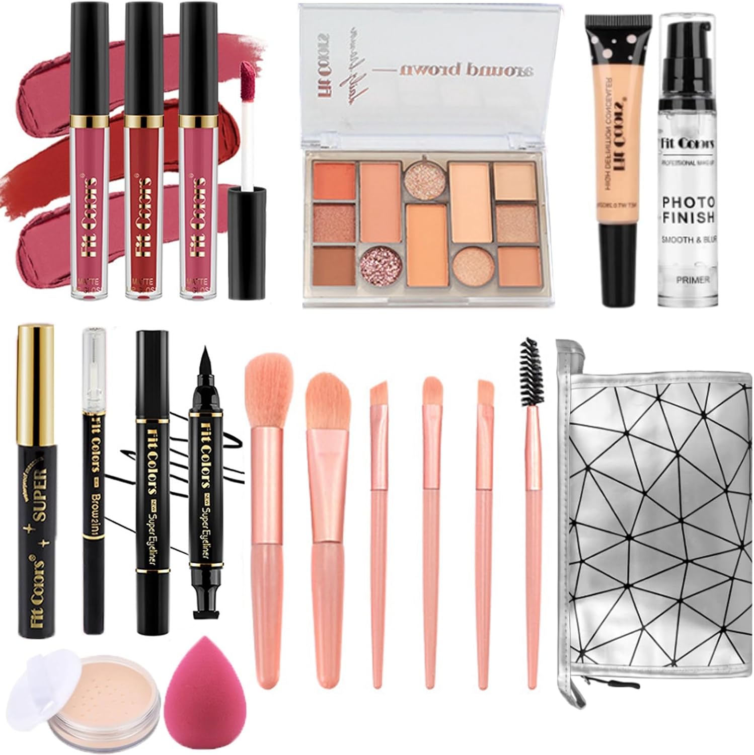 Make-Up Sets With Storage Bag, All in One Makeup Kit for Women Full Kit ...