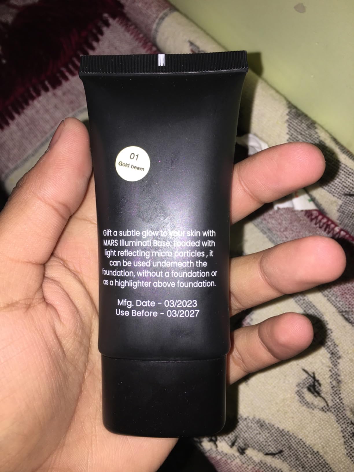Buy MARS Illuminati Base Dewy Primer with Highlighter - Gold, 45ml ...
