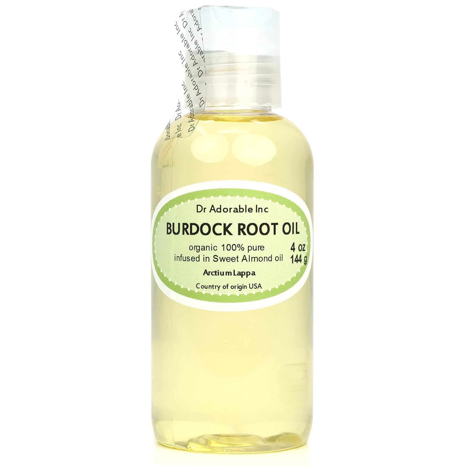 Amazon.com : Dr Adorable - 4 oz - Burdock Root Oil - Infused 100% Pure ...