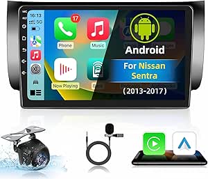 Amazon.com: Android 12 Car Stereo for Nissan Sentra 2013-2017: (2G+64G ...
