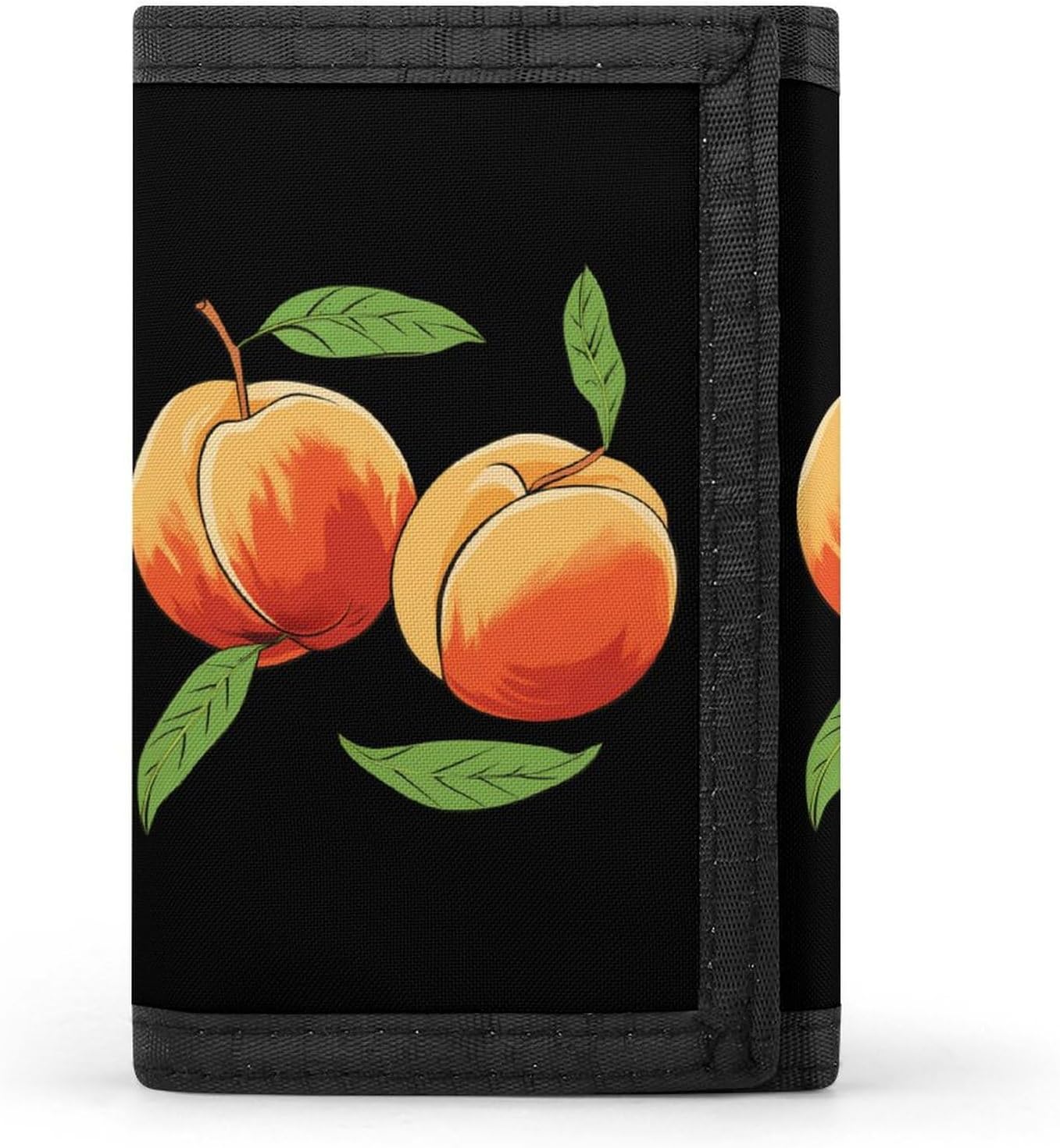 Amazon.com : Peaches Fruit Trifold Wallet Mini Purse Slim Money Clip ...