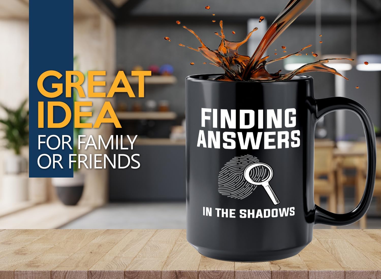 Luxe Gifting Detective Coffee Mug 15oz Black -Finding answers in ...