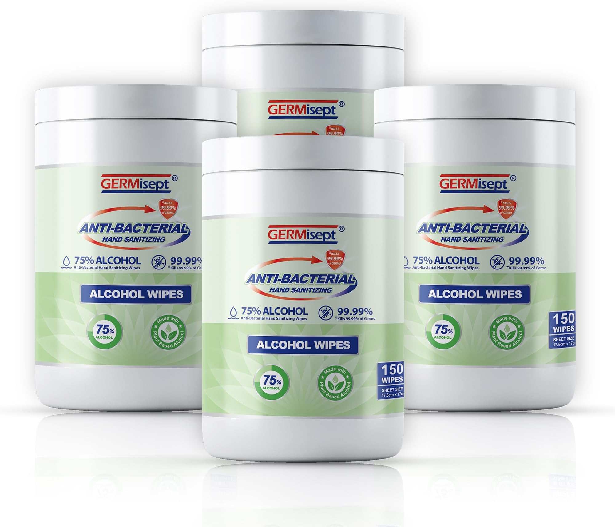 Amazon.com: Germisept Hand Sanitizing Wipes - Keeping It Clean - 75% ...