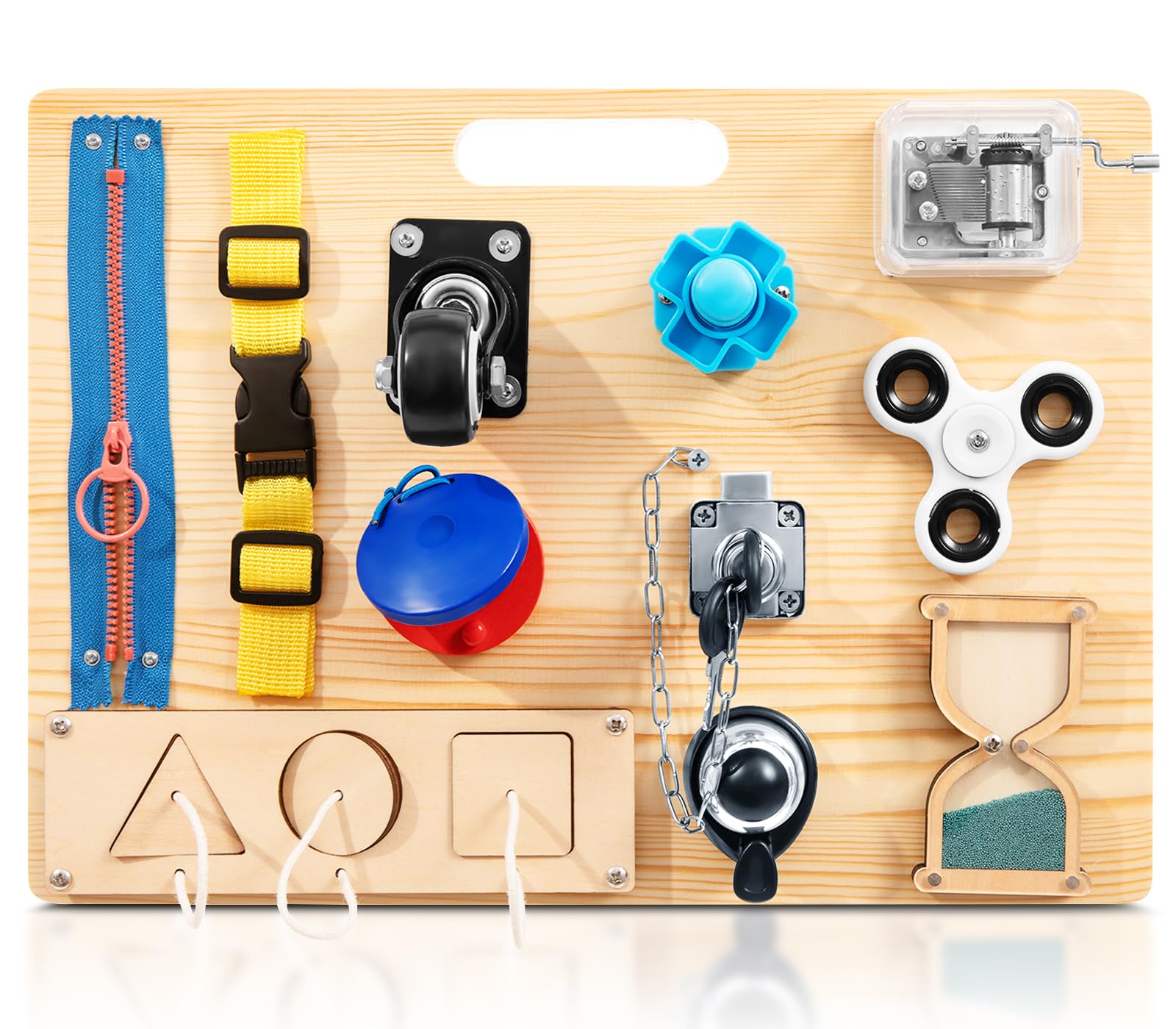 Amazon.com: JFNoraiva Fidget Busy Board for Adults Dementia Sensory ...