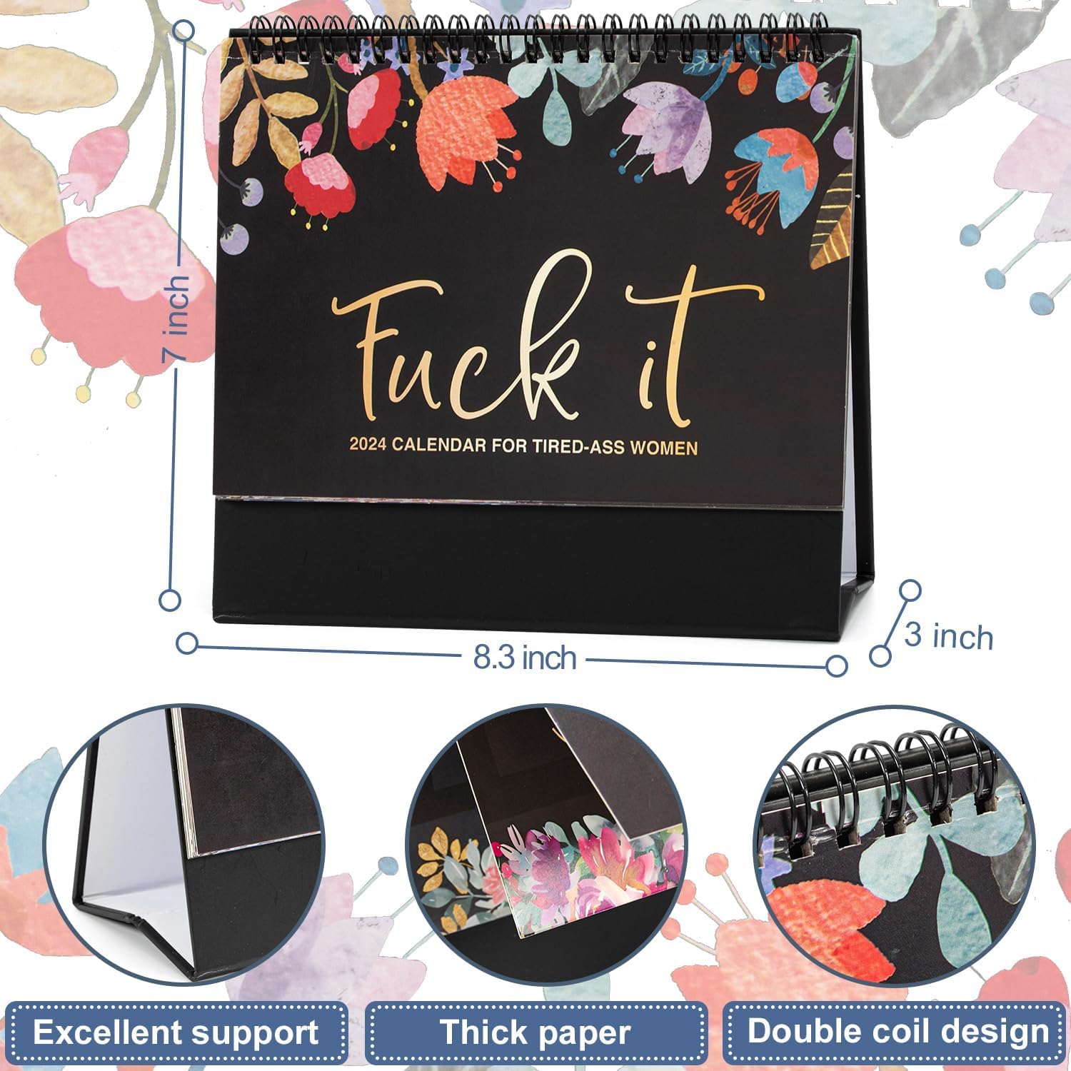 Snapklik.com : 2024 Fuck It Calendar For Tired-Ass Women, Handmade Home ...
