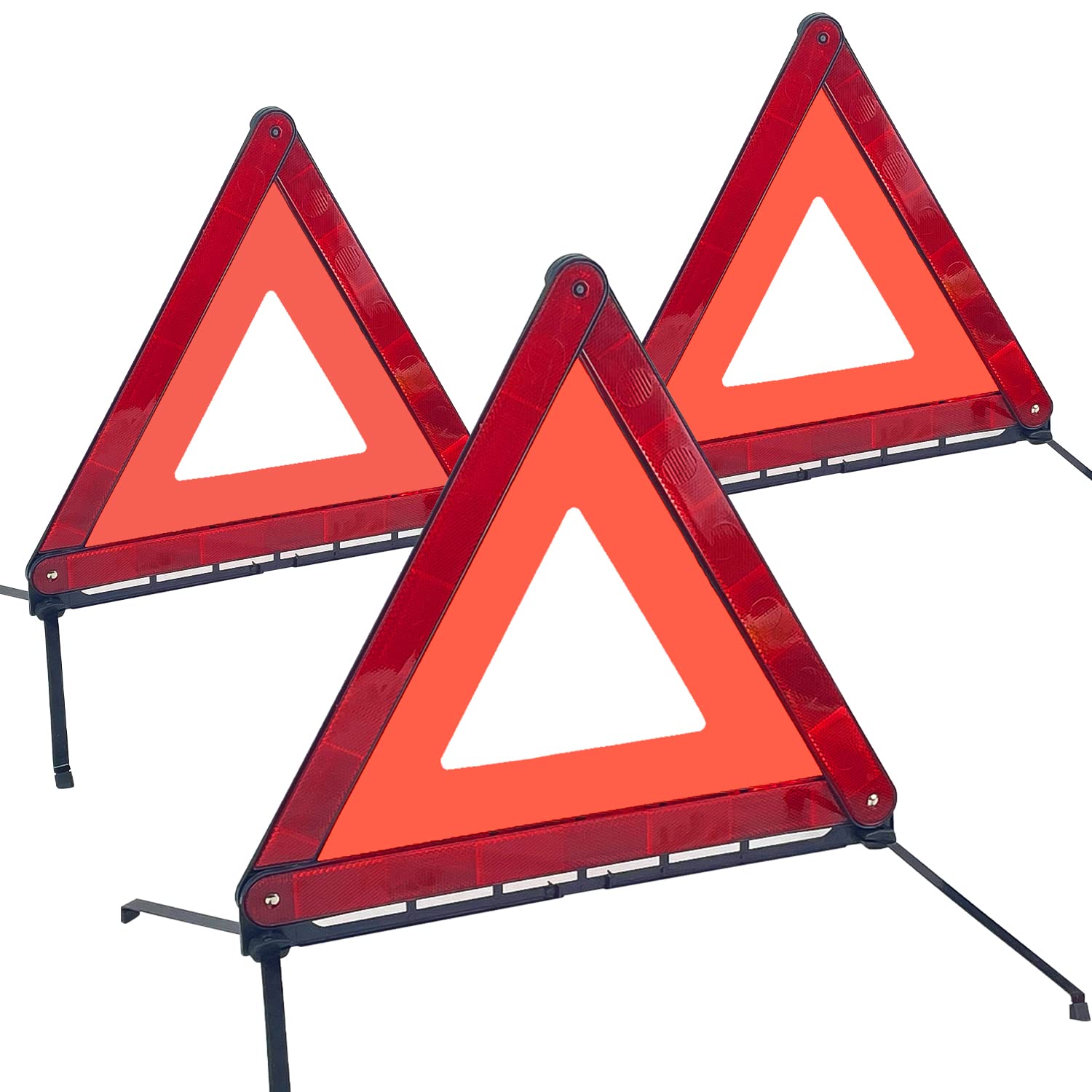 Snapklik.com : Sutekus Foldable Warning Triangle 3 Pack Emergency ...