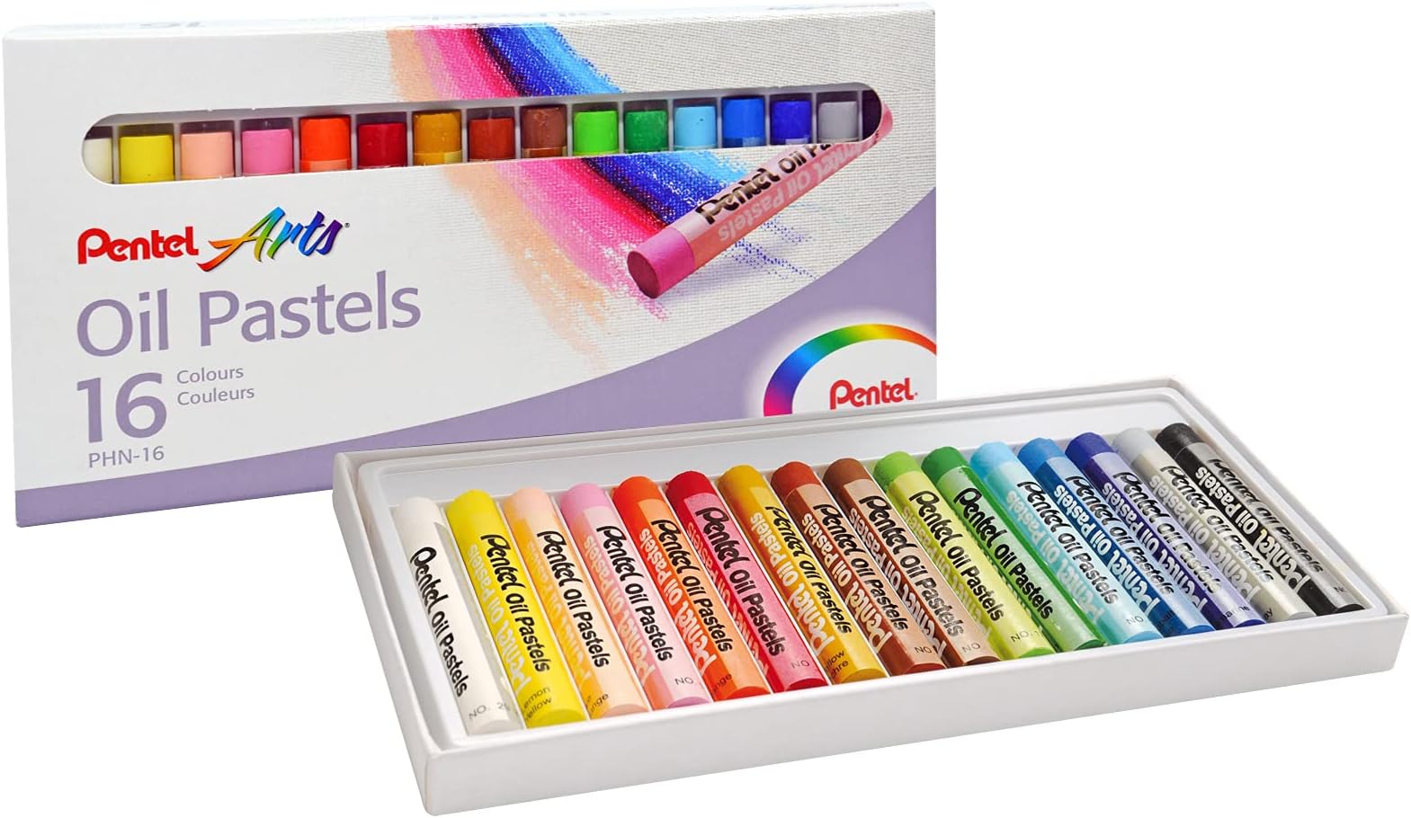 Pentel Oil Pastel Set (Pack of 16) : Amazon.co.uk: Home & Kitchen