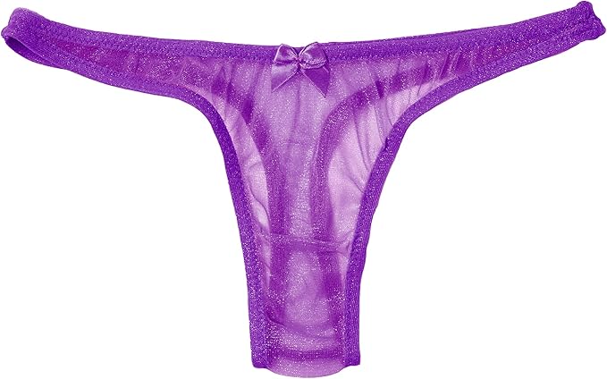 Amazon.co.jp: [ラ ポーム] Tバックショーツ アマゾン限定 シースルー キラキラ スケスケ スパークハーフ生地 セクシービキニ Tバック Mサイズから5Lサイズの6サイズ展開 ...