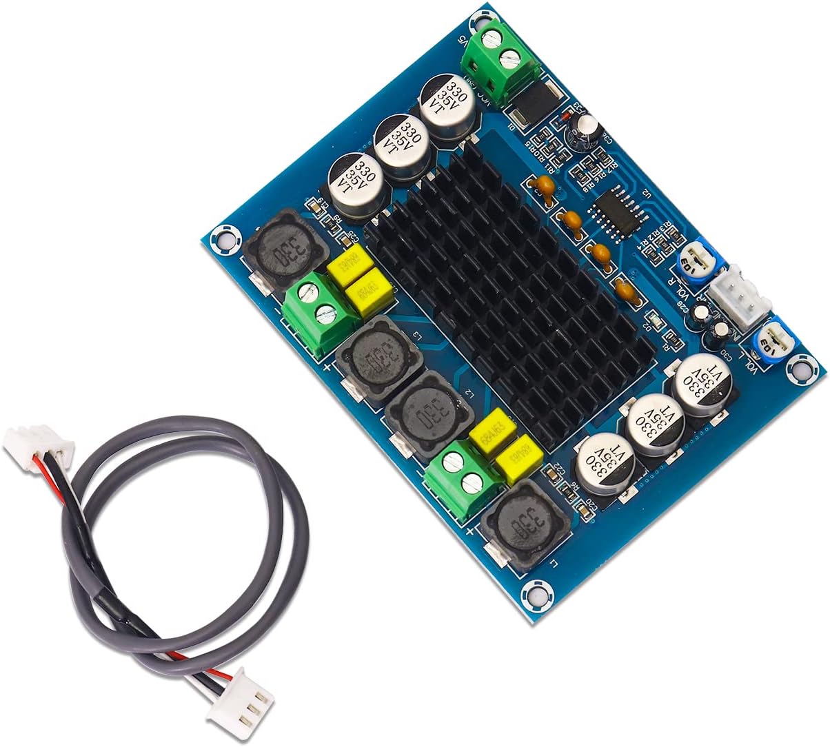 Electronic Spices Xh-m543 120w TPA3116d2 Dual Channel High Power Audio Amplifier Module : Amazon ...