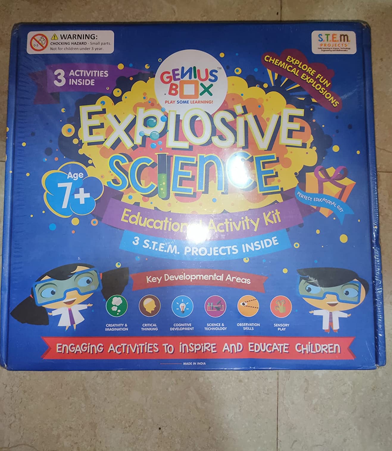 Buy Genius Box - Play Some Learning Explosive Science 3 Activity Kit ...
