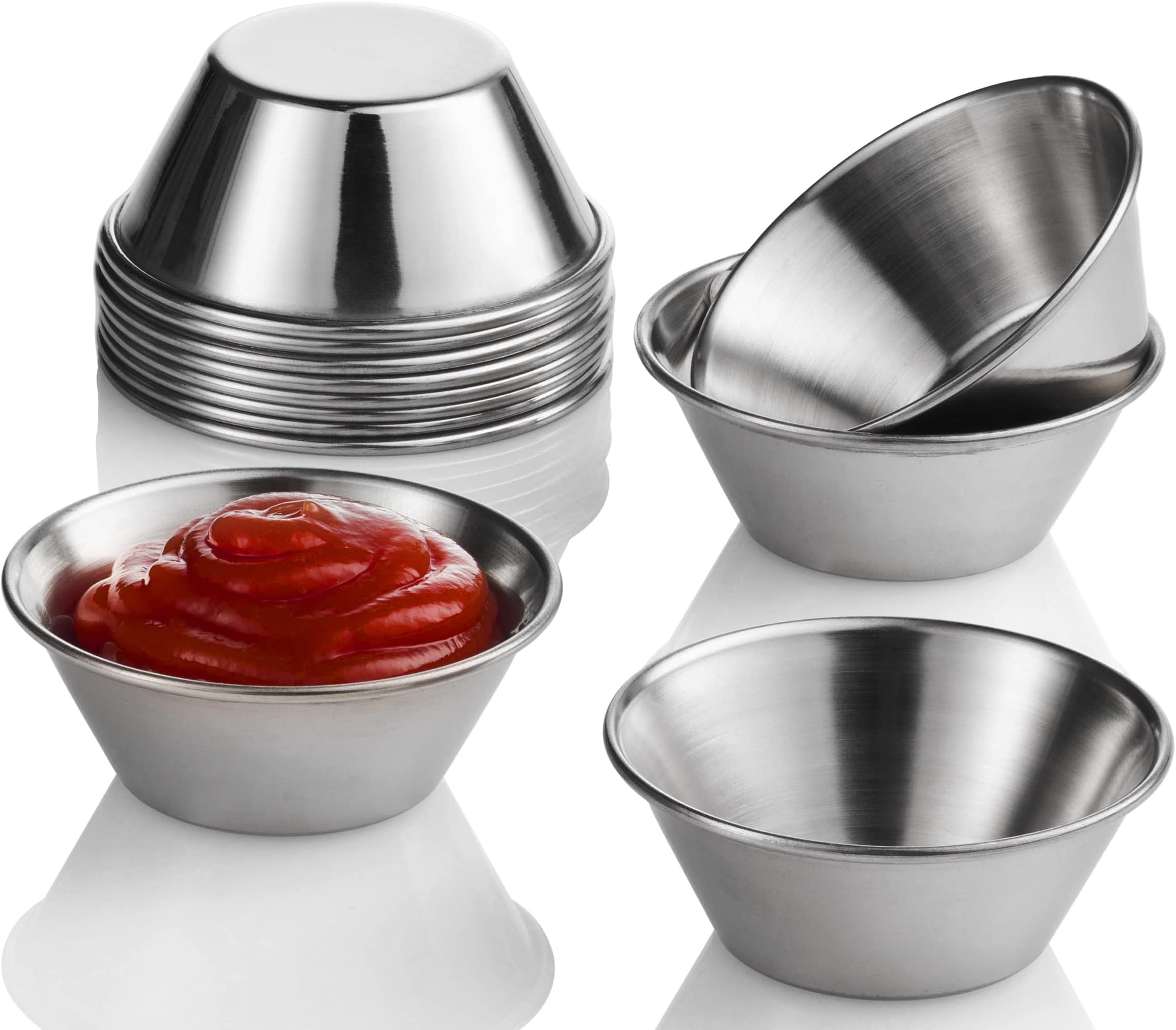 Amazon.com: Update International SC-15 1.5 Oz. Stainless Steel Sauce ...