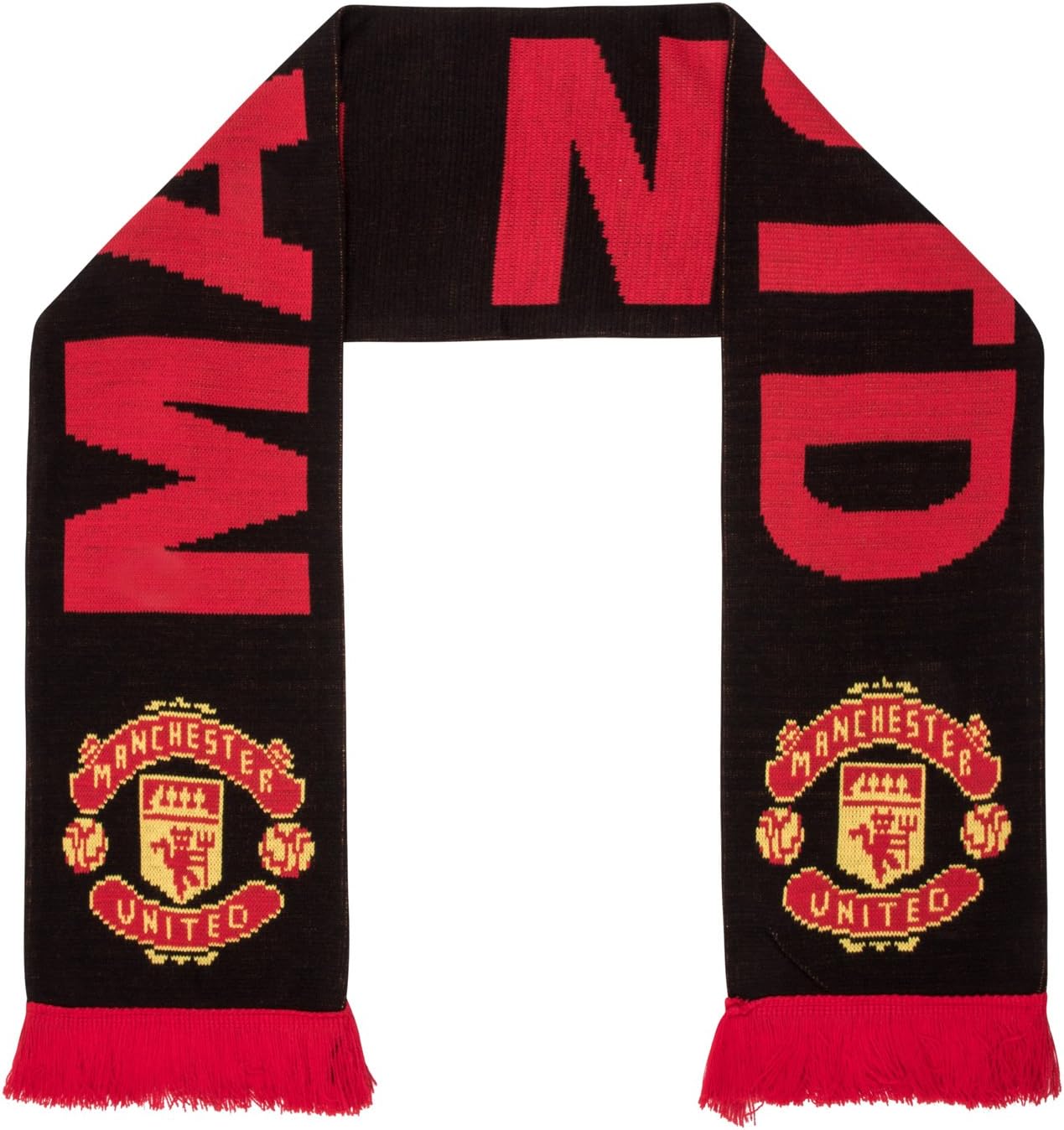 Manchester United FC Official Football Gift MAN UTD Scarf : Amazon.co ...