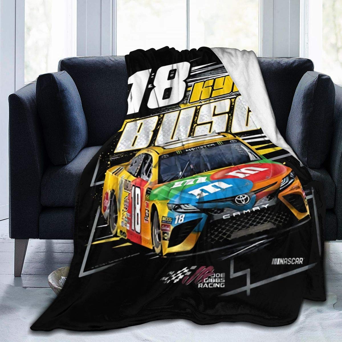 Kyle Busch Blankets Plus Size Kyle Busch Uniform Costume From NASCAR