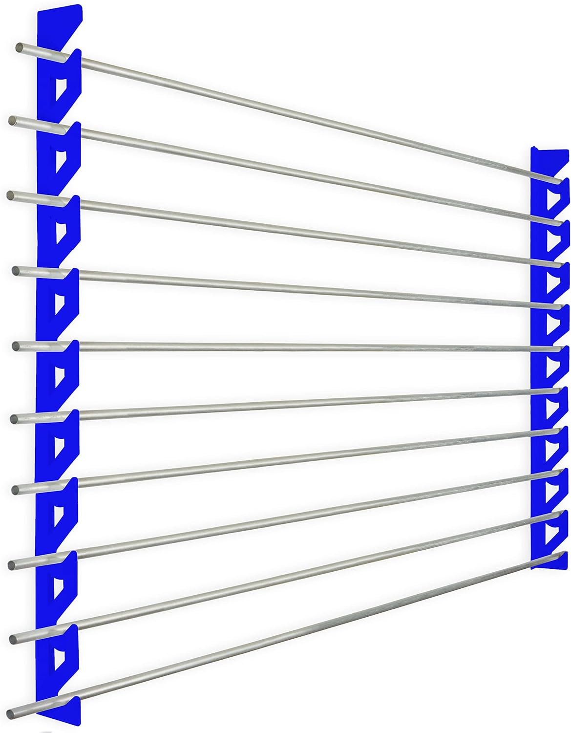 Amazon.com: 10 Roll Blue Wall Mount Storage System Rack Kit for Car ...