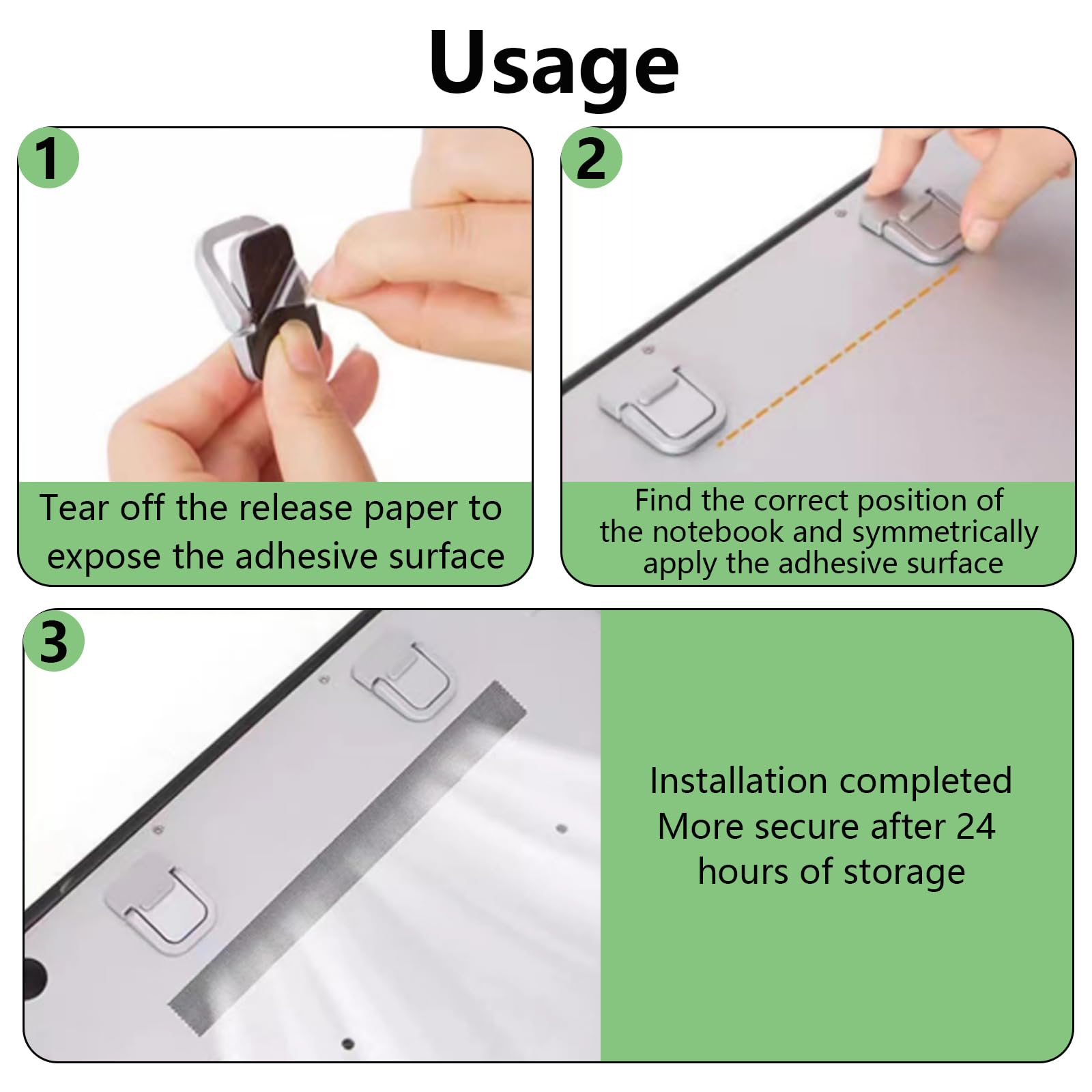 WPNCYK 2 Pairs Keyboard Riser, Computer Keyboard Stand, Laptop Feet ...