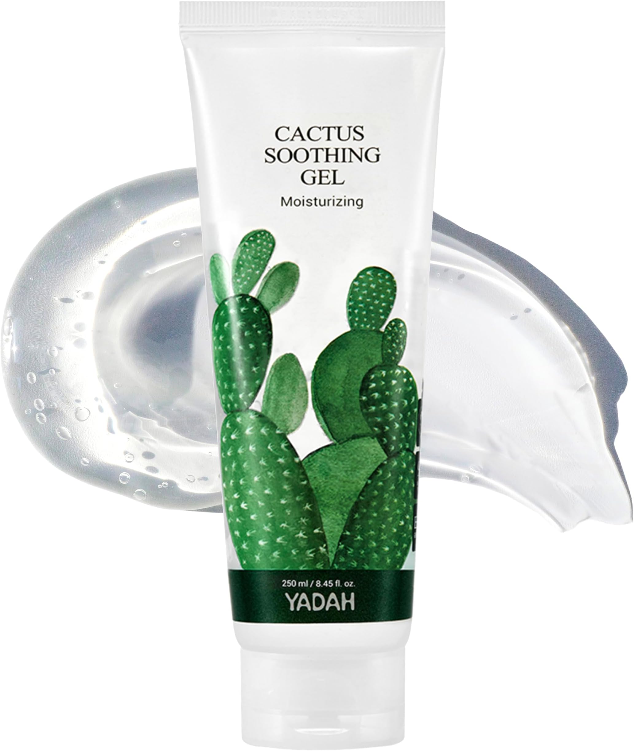 Amazon.com : YADAH Cactus Soothing Gel (8.45fl oz) - Sunburn Relief ...