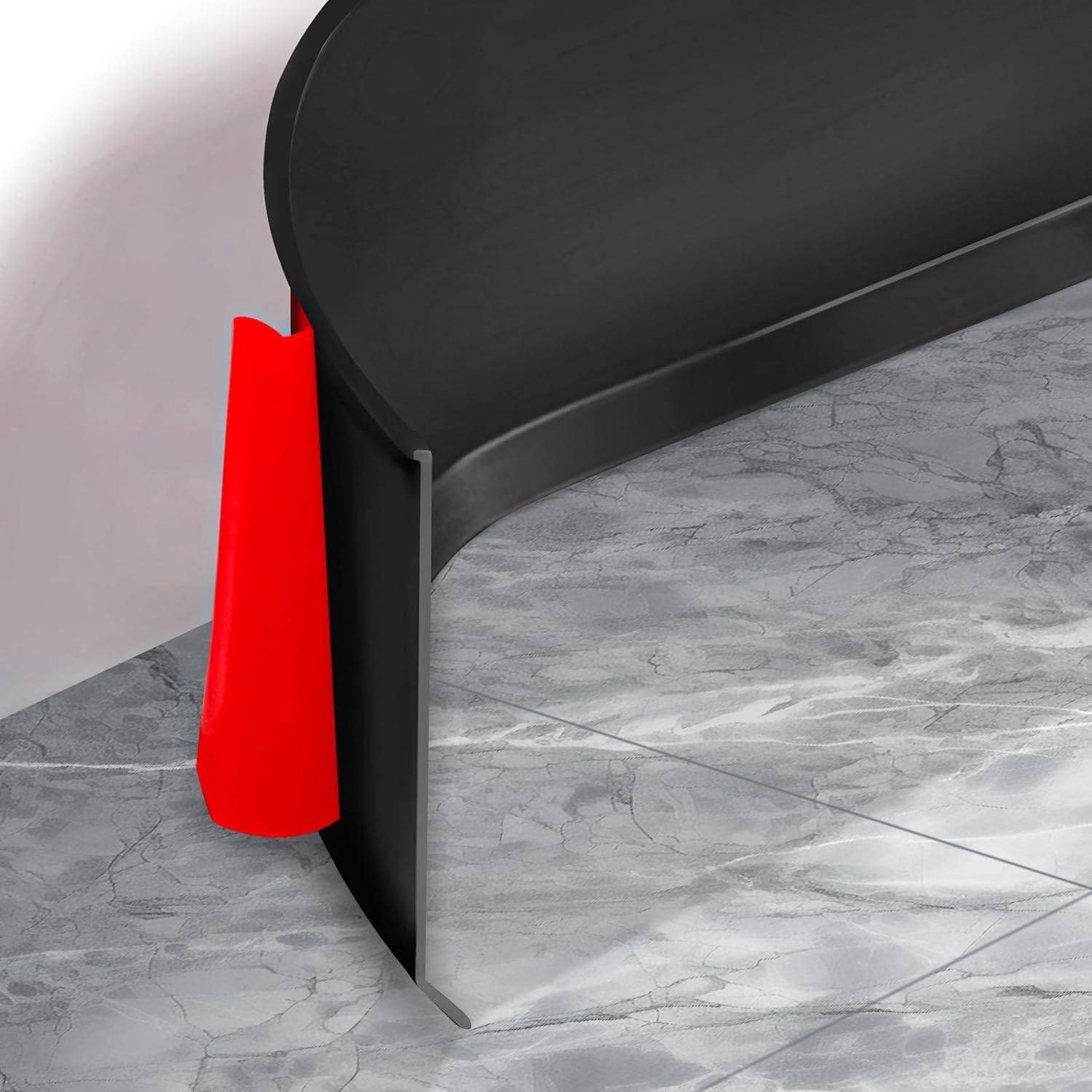 Snapklik.com : Flexible Baseboard Trim, 4 Inch X 20 Feet Vinyl Peel And ...