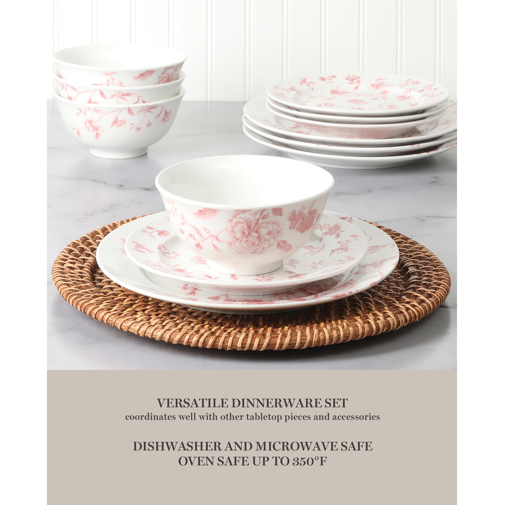 Porcelain Dinnerware Martha Stewart Martha Stewart 12 Piece Round