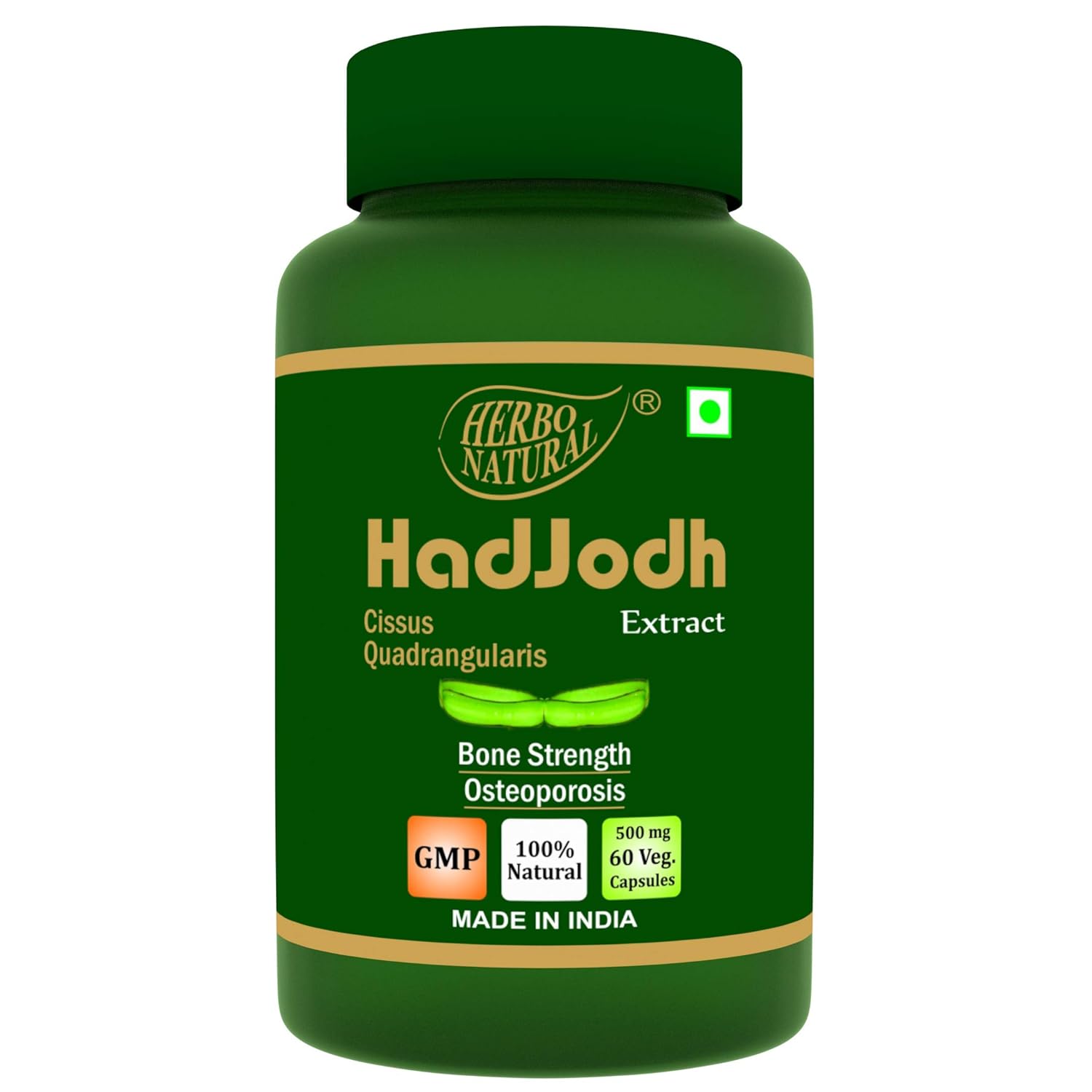 Buy Herbo Natural HADJOD Extract Capsules – 100% Vegetarian Formula ...