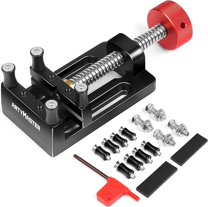 ArtyMaster Mini Drill Press Vise-Mini Vise for Crafts and Modeling ...