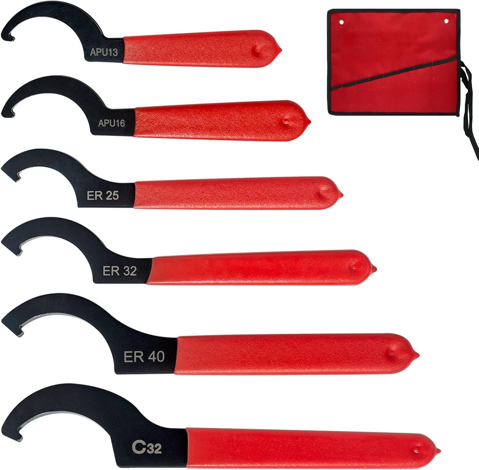 ESCULTORA 6PCS Coilover Spanner Wrench Set, Premium Coilover Wrench ...