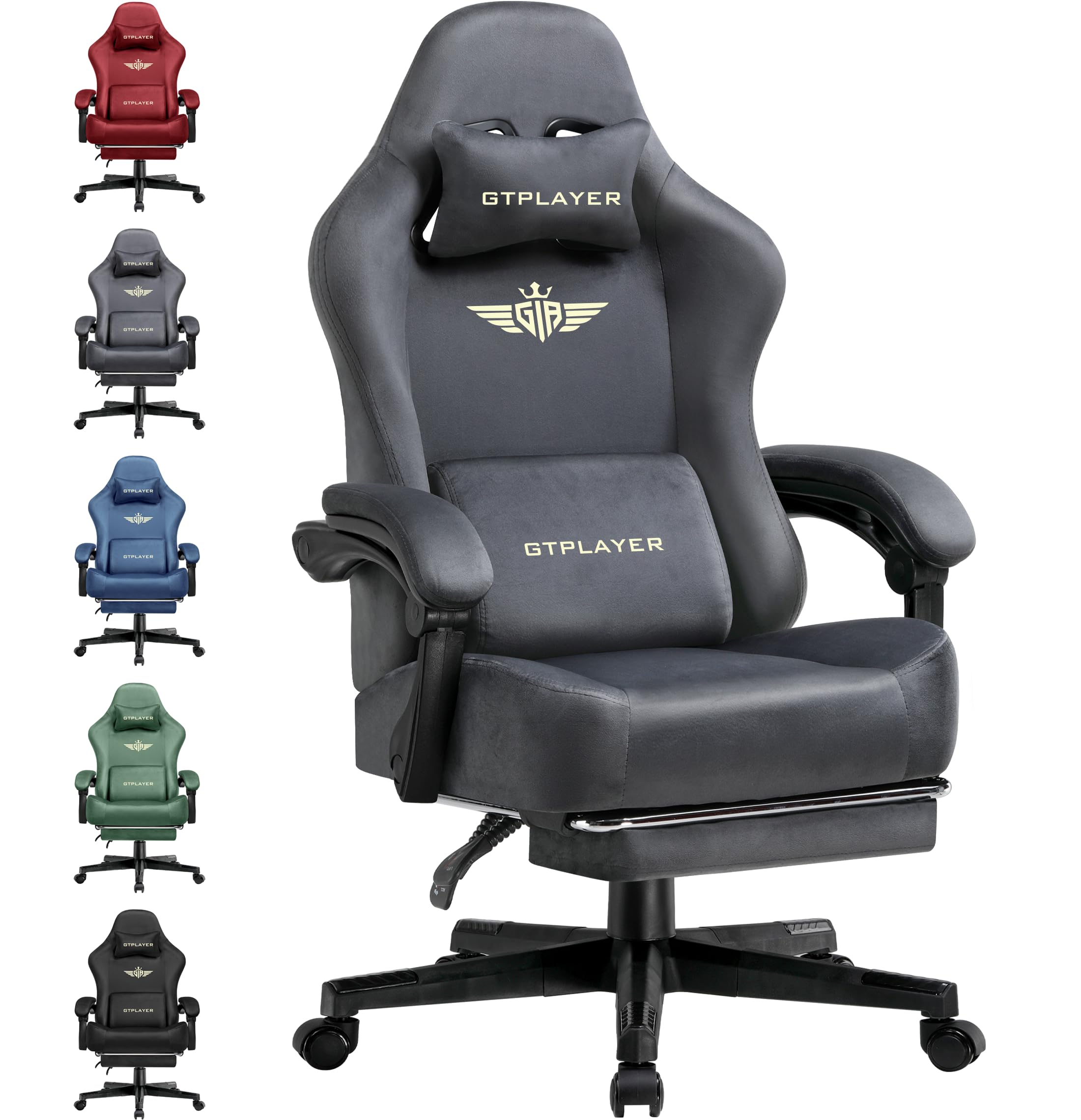 Buy GTPLAYER Fabric Gaming Chair, Ergonomic Computer Chair with ...