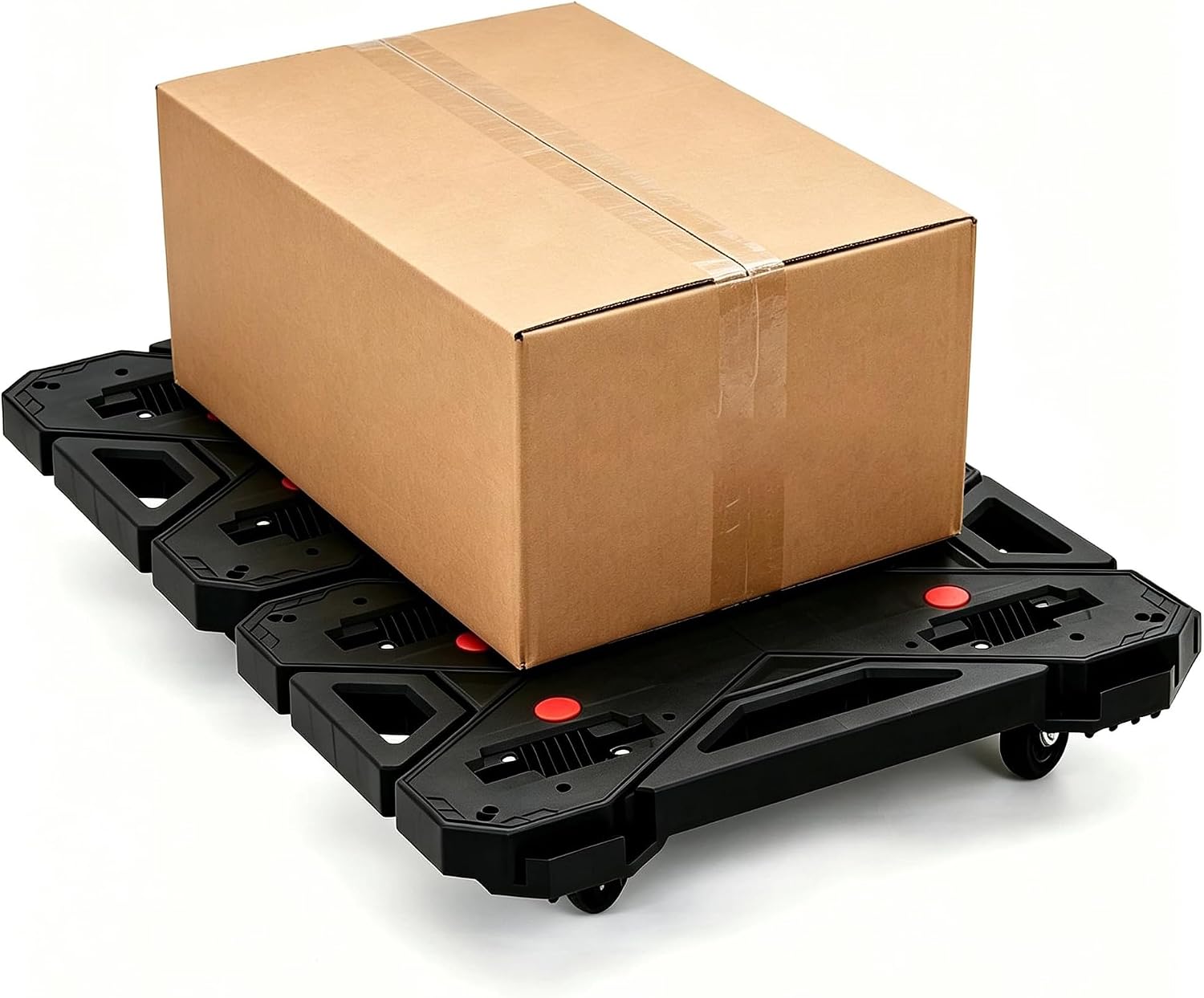 Amazon.com: Folding Cart with Wheels 330LB, Heavy Duty Foldable ...