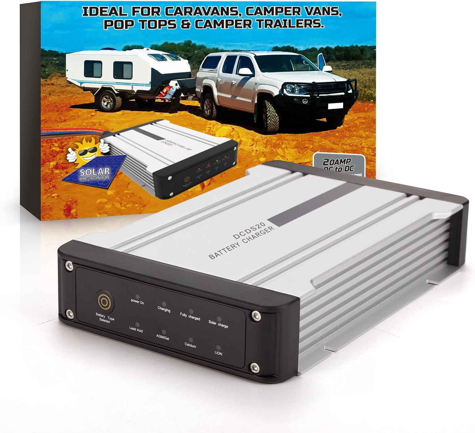 Amazon.com: Renogy 12V 20A DC to DC On-Board Battery Charger for ...