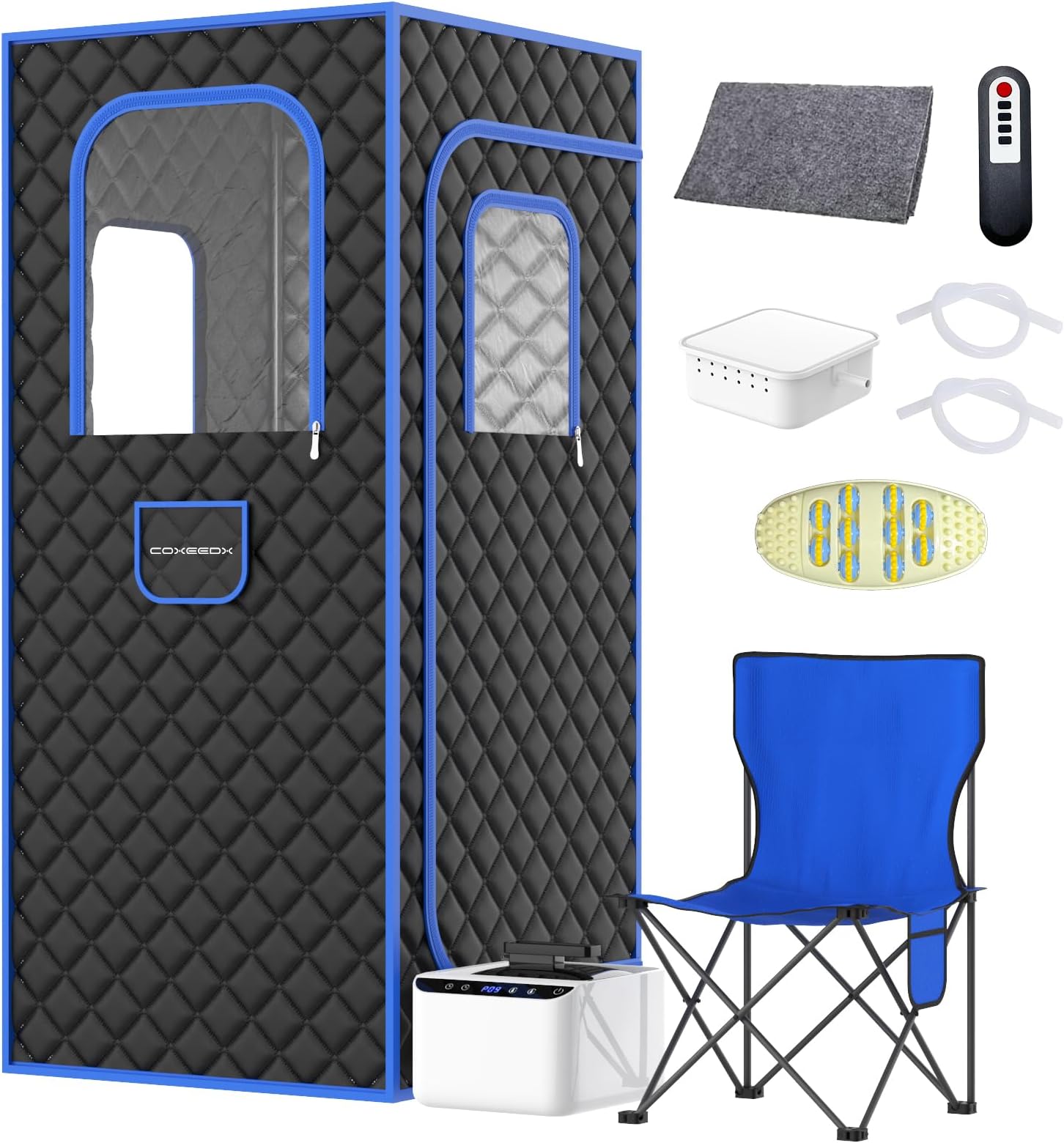 Amazon.com : coxeedx Portable Steam Saunas,Full Size Sauna Tent ...