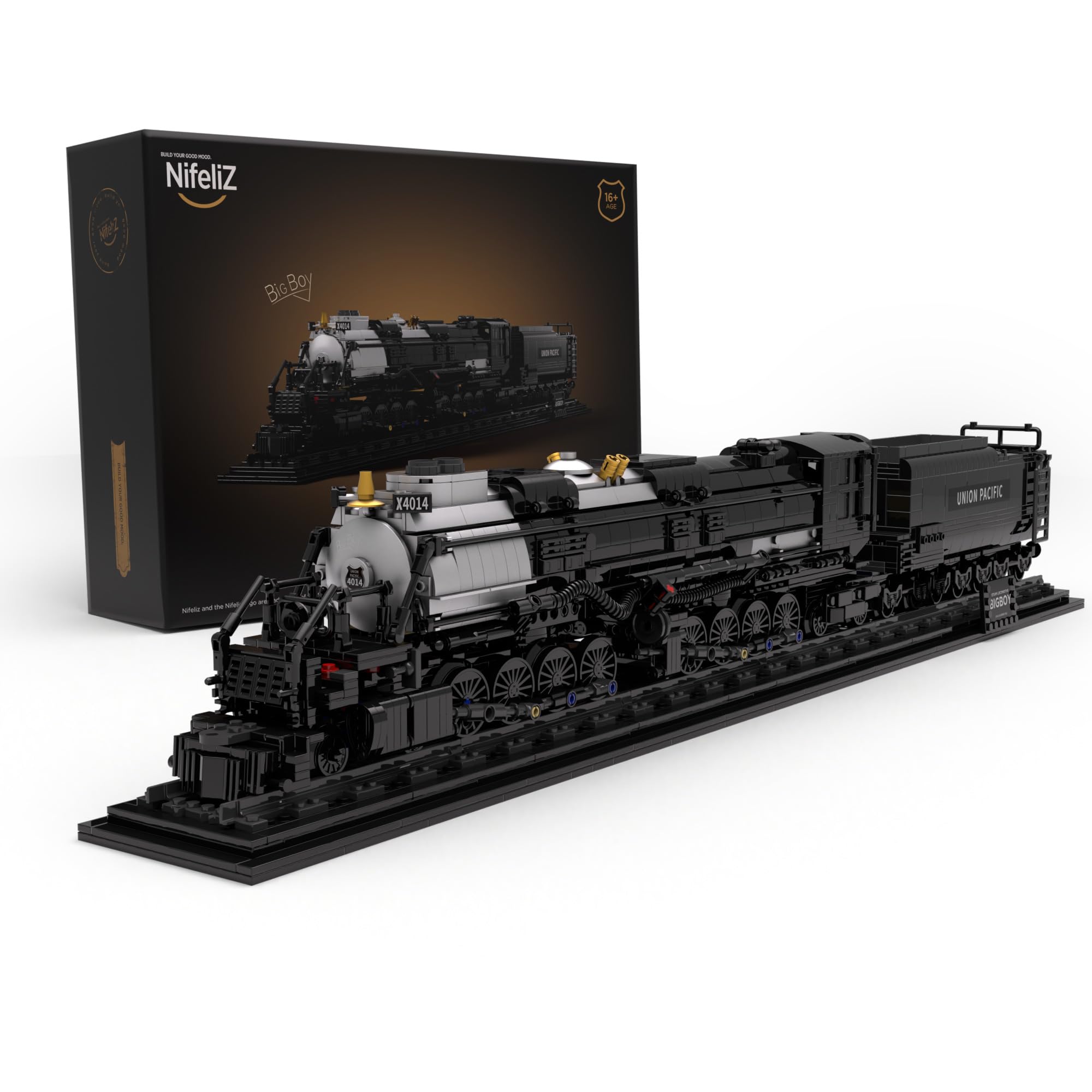 Buy Nifeliz Big Boy Locomotive, Articulated Steam Locomotive Building ...