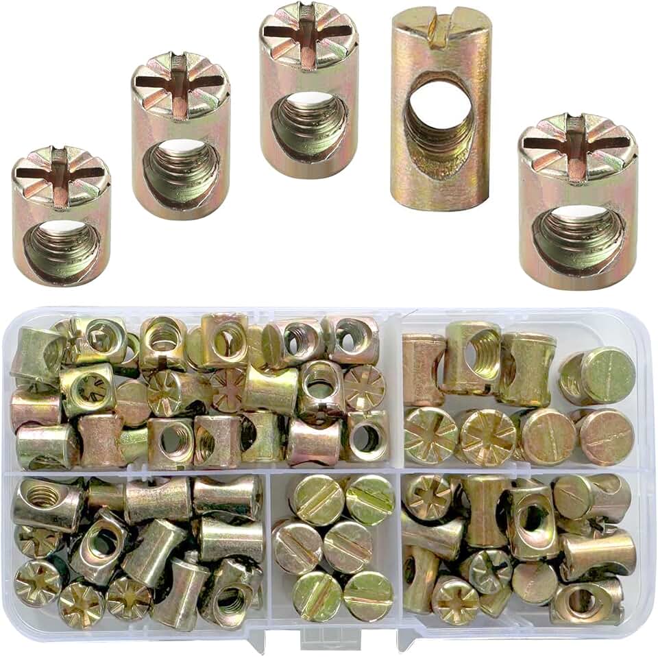 Amazon.co.uk: Barrel Nuts - Barrel Nuts / Nuts: DIY & Tools
