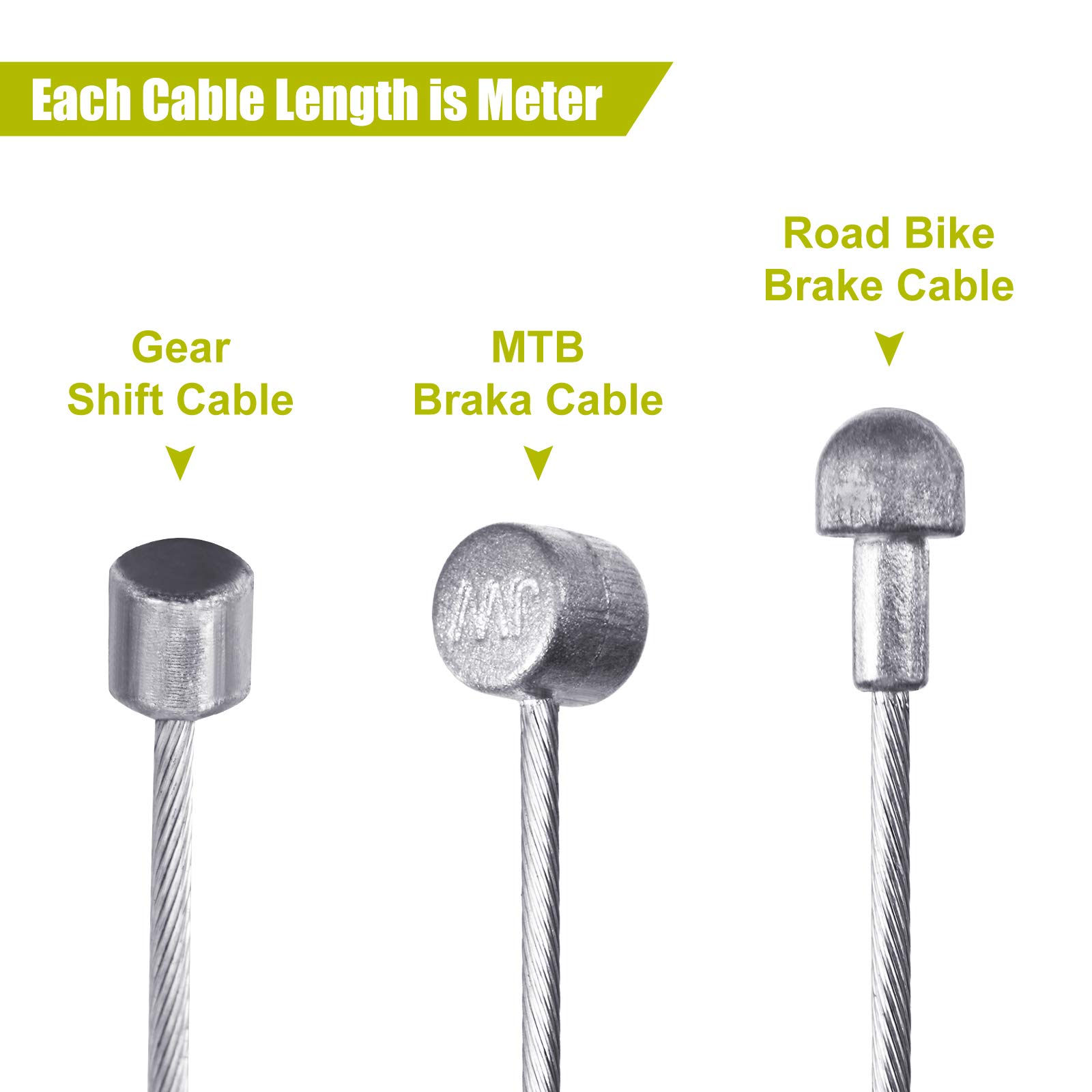 Snapklik.com : Boao Universal Bike Brake Cable Kit Derailleur Bicycle ...