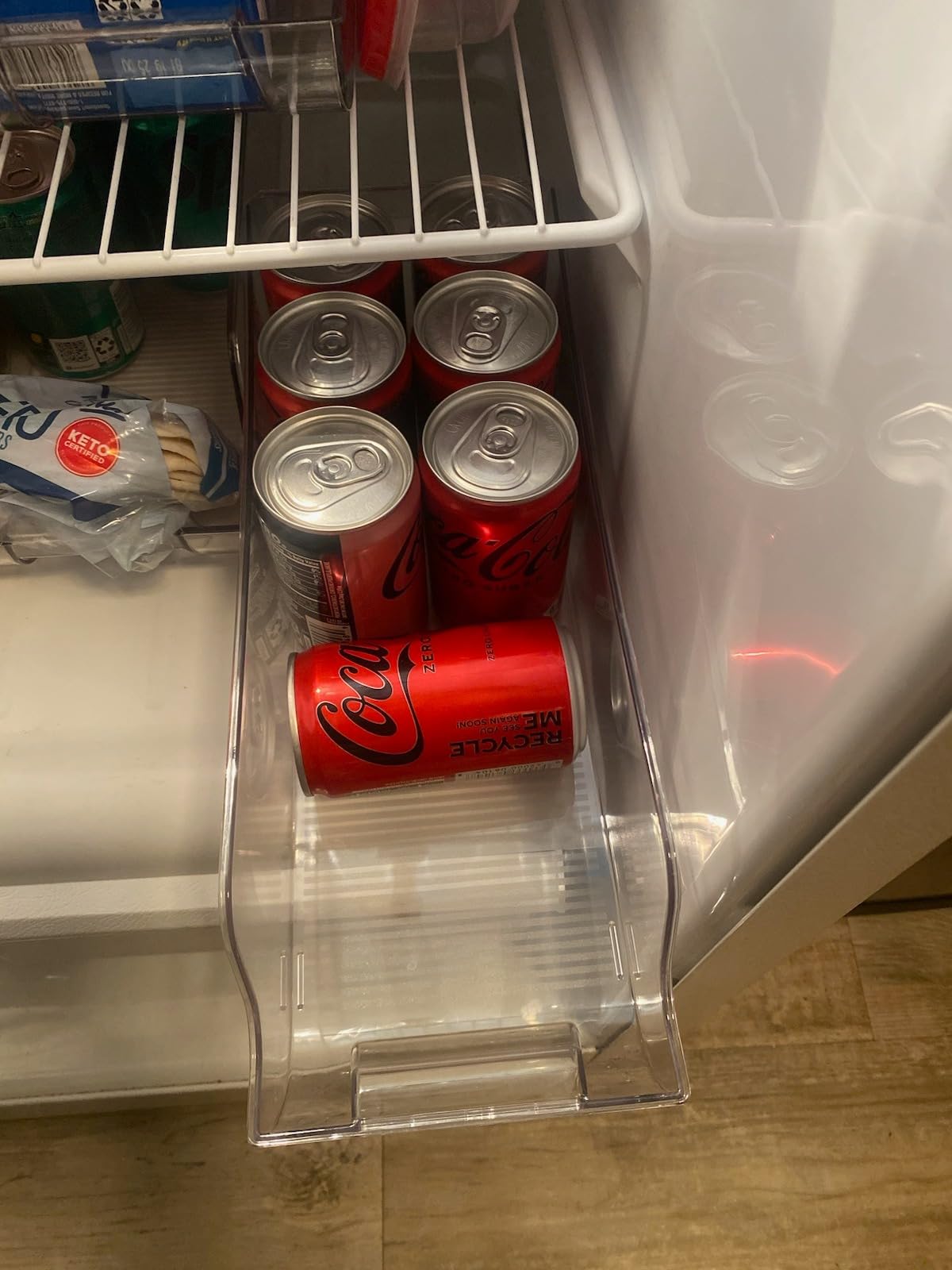 Amazon.com: Soda Can Dispenser for Refrigerator, DDG Pack of 2 Soda Can ...