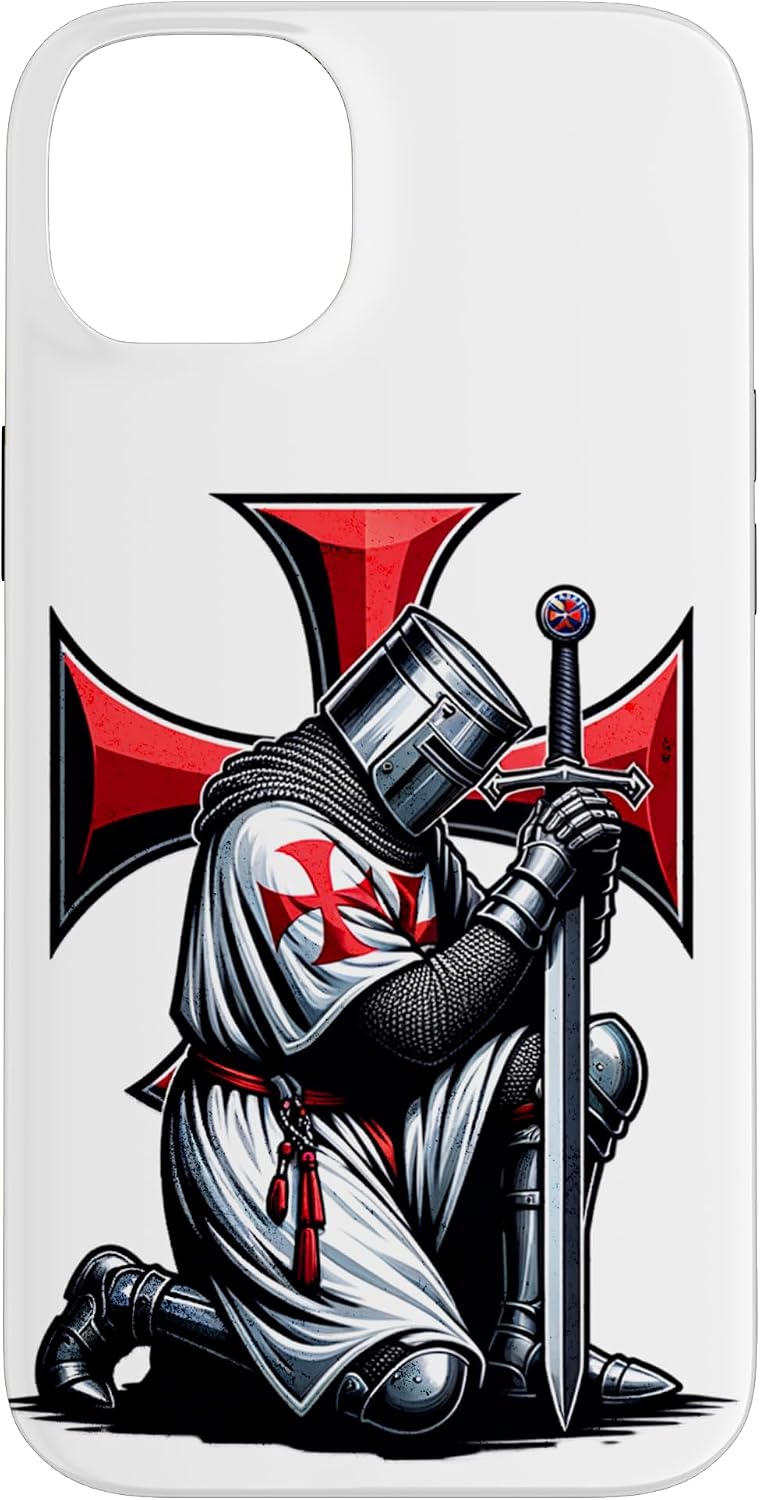 Amazon.com: Knight Templar Cross Christian Warrior Crusader Case for ...