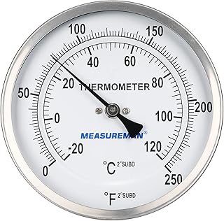 Test, Measure & Inspect 1/2 Npt Adjustable Angle Back Connection +/- 1% ...