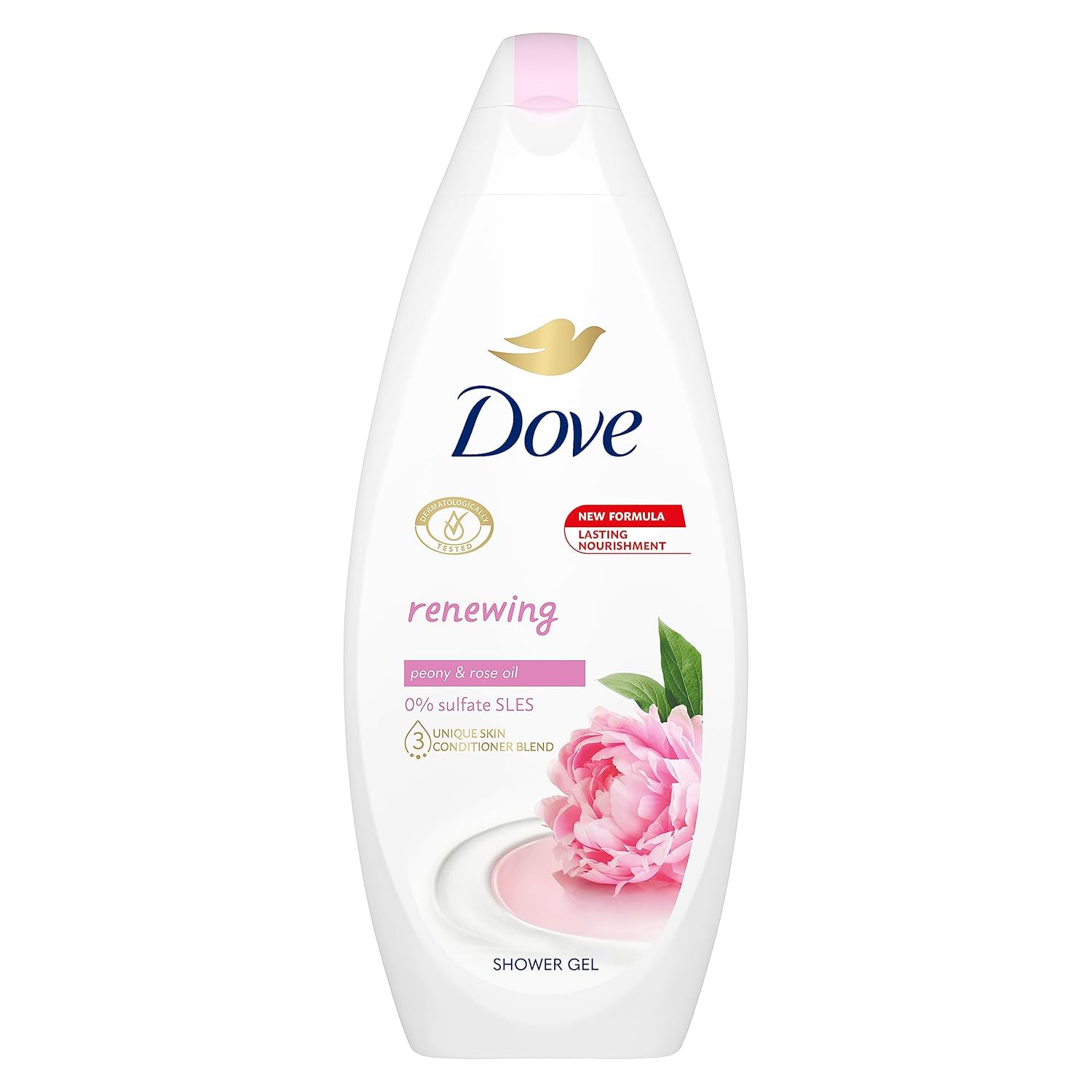 Amazon.com : Dove Shower Gel Renewing Peony & Rose Scent 250 ml (8.4 Fl Oz), 1 unit - Made in ...
