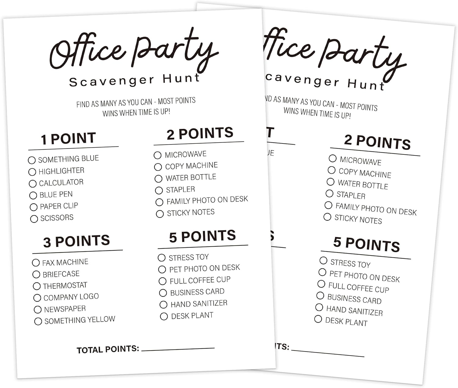 Amazon.com: Senkiiv Office Party Game - Office Scavenger Hunt, Team ...