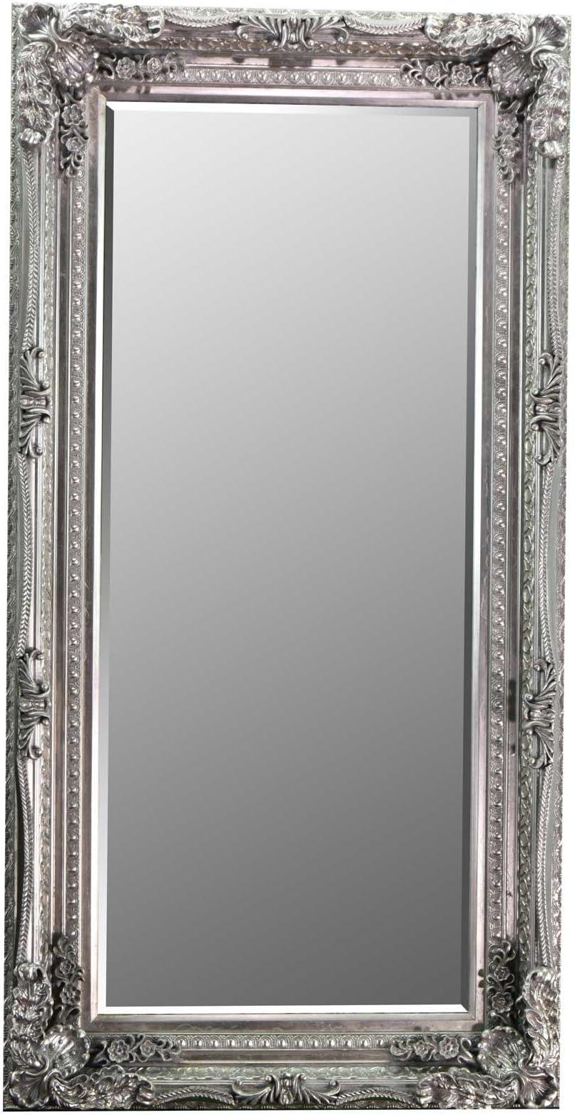 Barcelona Trading GL148 Carved Louis Leaner Mirror Colour: Silver ...